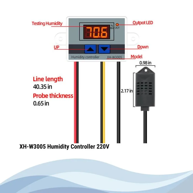 XH-W3005 Humidity Controller 220V - New Multan Electronics