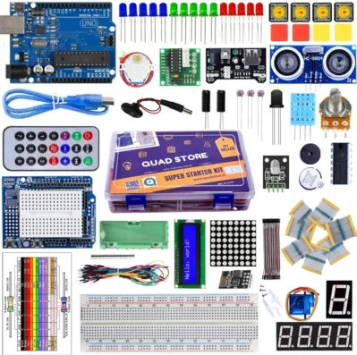 Arduino UNO R3 Learning Kit Arduino Starter kit official plastic box ...