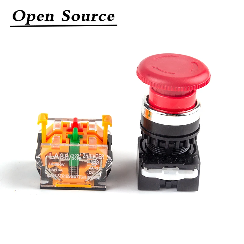 LA38-11ZS 22mm Emergency Stop Switch Button - New Multan Electronics